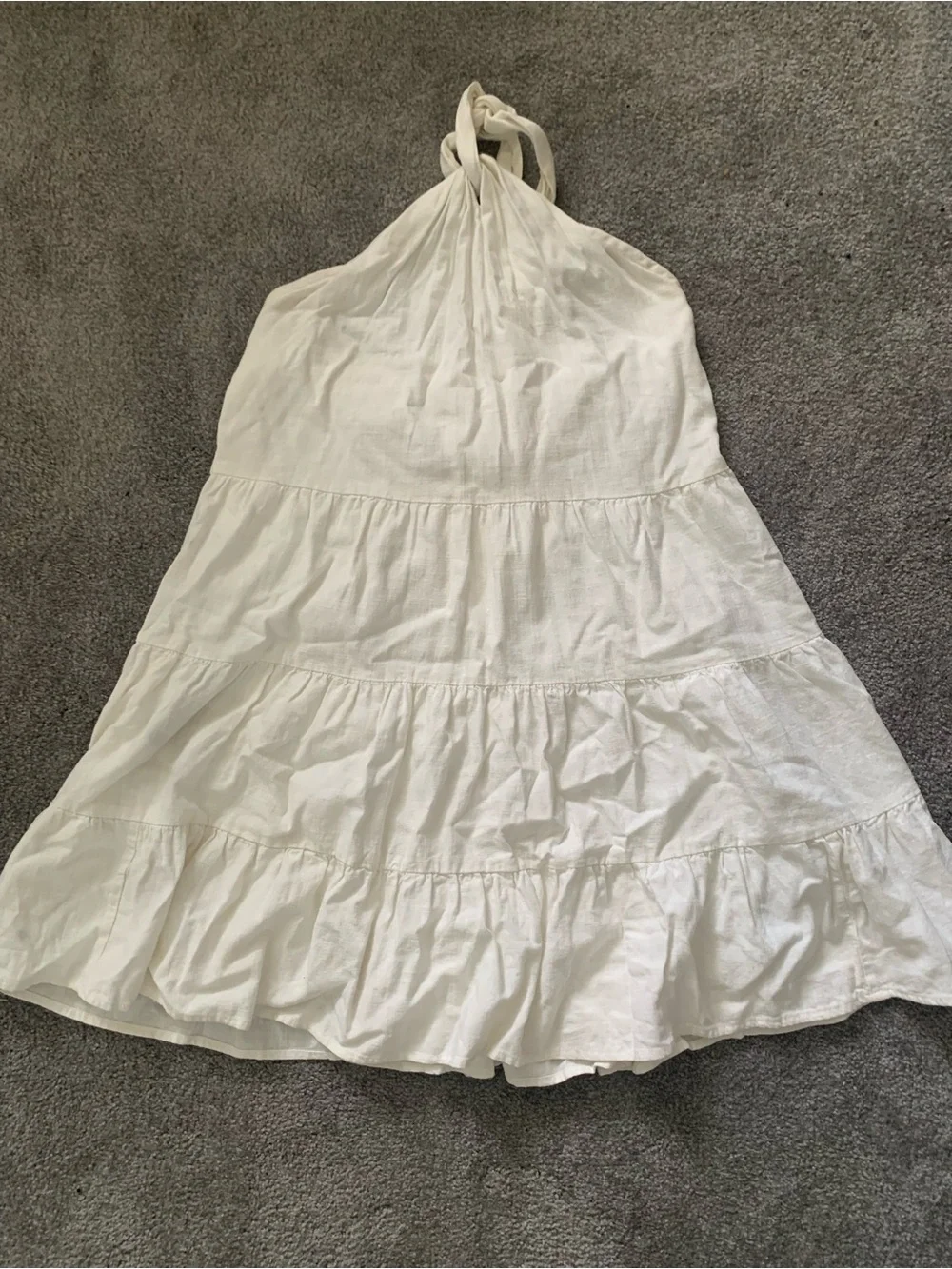 Copper Key | Dresses | Copper Key White Strapless Tiered Sundress ...